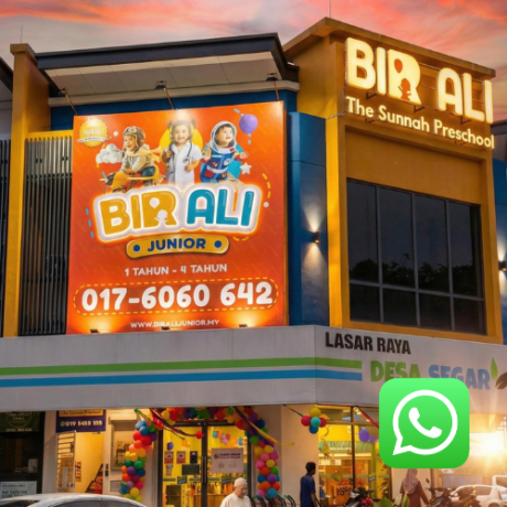 Bir Ali Preschool | Jom Didik Anak Ikut Sunnah